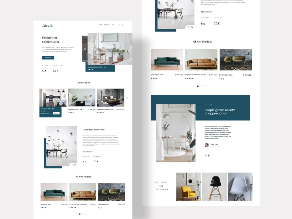 An amazing and responsive Landing Page | Home Page | Dashboard System ...