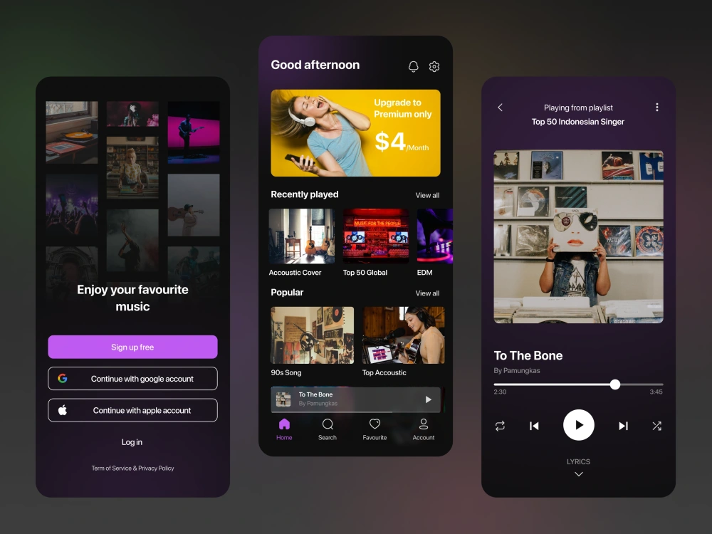 A beautiful mobile app design and interactive prototype. | Upwork