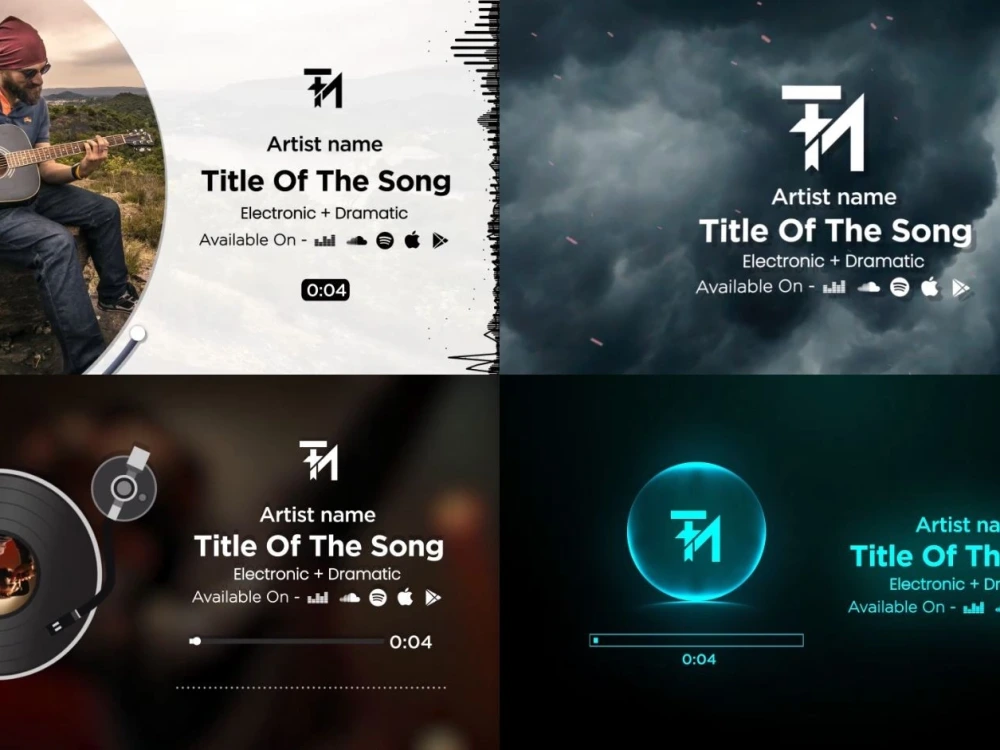 A trendy looking audio visualizer for music and podcast | Upwork