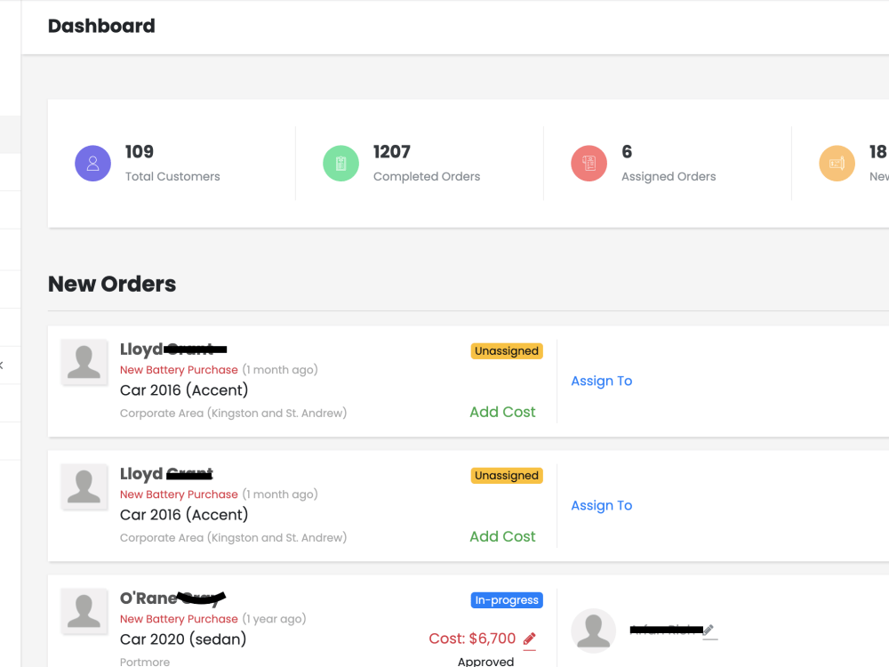 Complete admin delivery management system or application | Upwork
