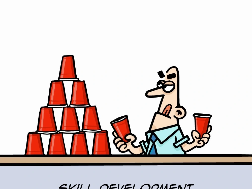 1 to 3 funny corporate comics panels for Dilbert-like office humor | Upwork