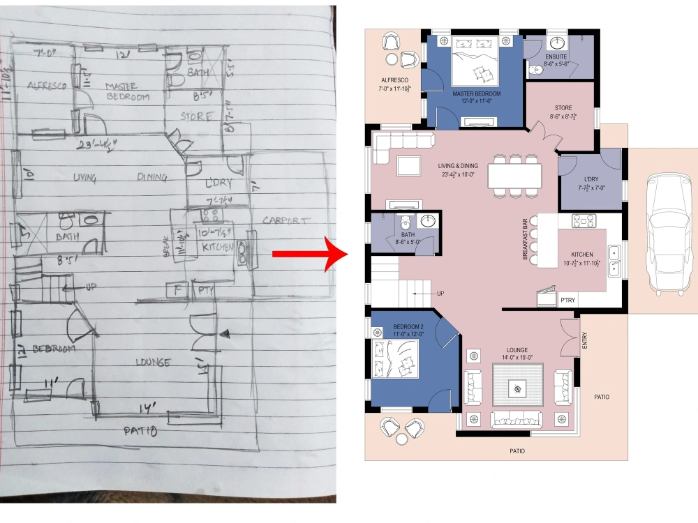 Professional looking Marketing/Real Estate Floor Plans and Site Plans ...
