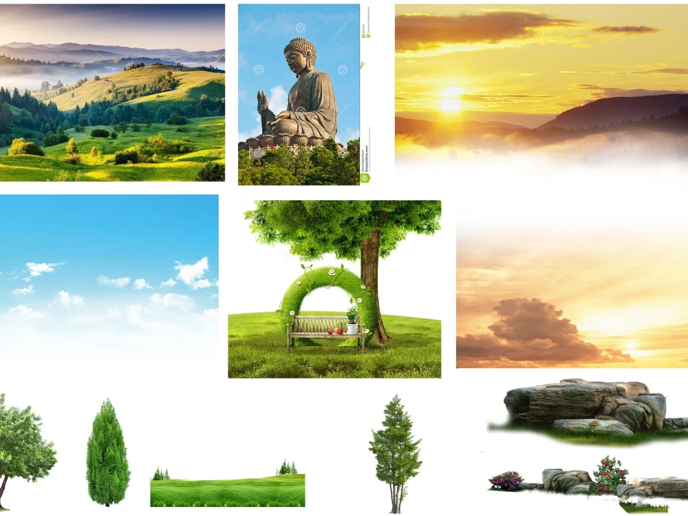 Many pictures in one frame (Manipulation & Compositing) | Upwork