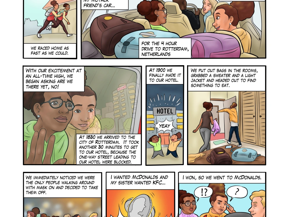 Awesome comic book page illustration based on your scripts | Upwork