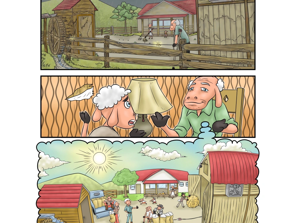 Awesome comic book page illustration based on your scripts | Upwork