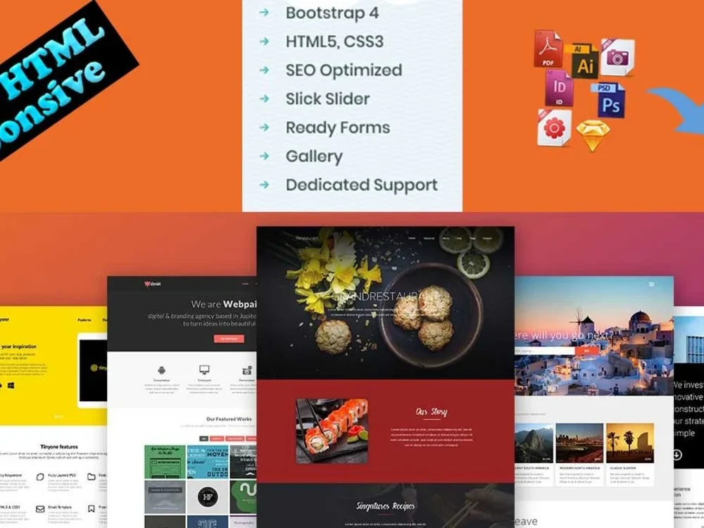 Design PSD to html Responsive website within 24 hours. | Upwork