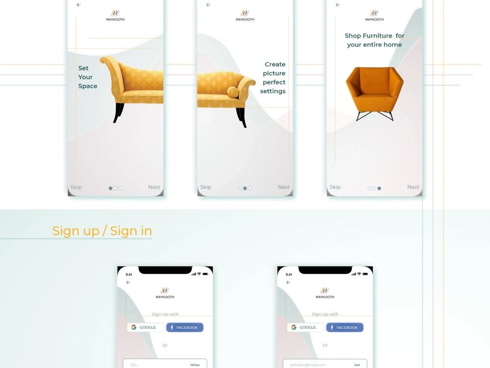 High Fidelity UI Mockups for Web/Mobile . | Upwork