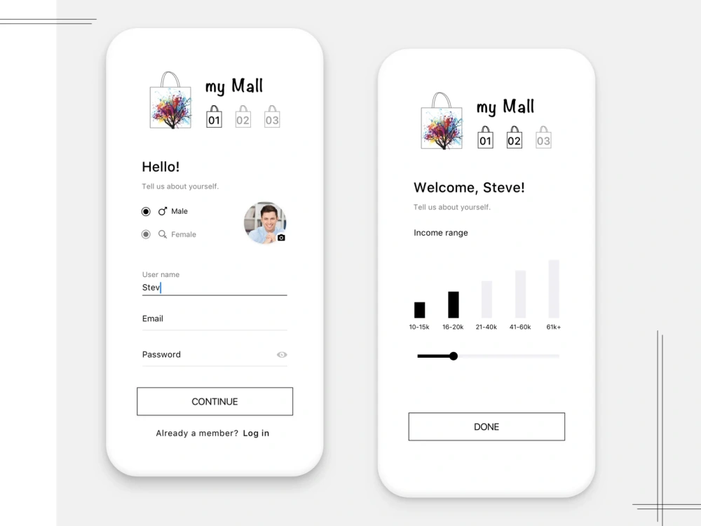 A modern user-friendly Mobile App Design | Upwork