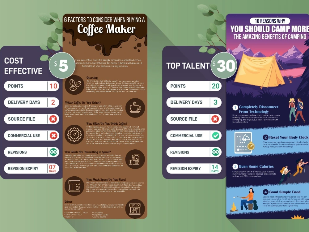 A professional unique infographics | Upwork