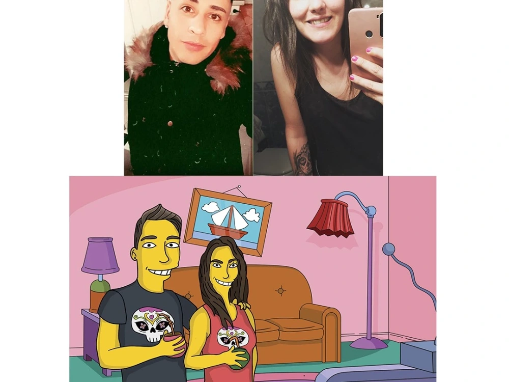 A wonderful expert portrait of the Simpsons | Upwork