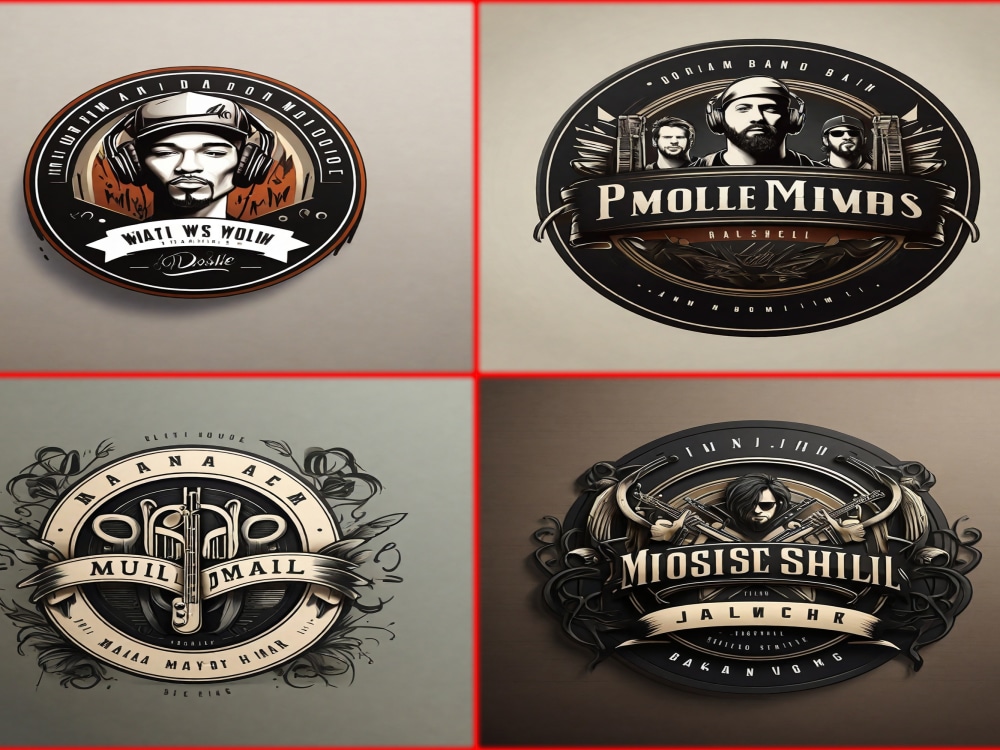 Music band, music class, DJ, music producer logo design | Upwork