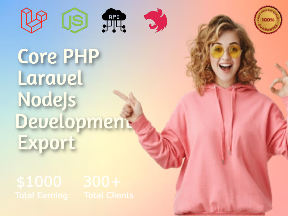 Php Laravel Nodejs Developer Mysql Developer Php Laravel Nodejs Upwork