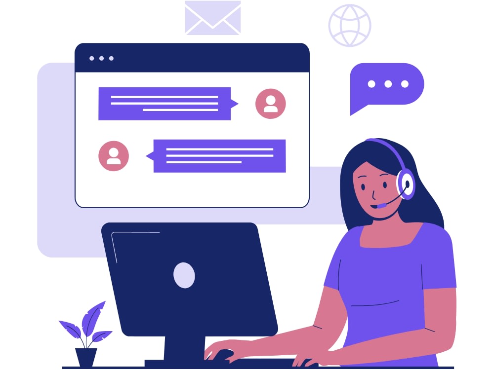 A dedicated live chat support representative | Upwork