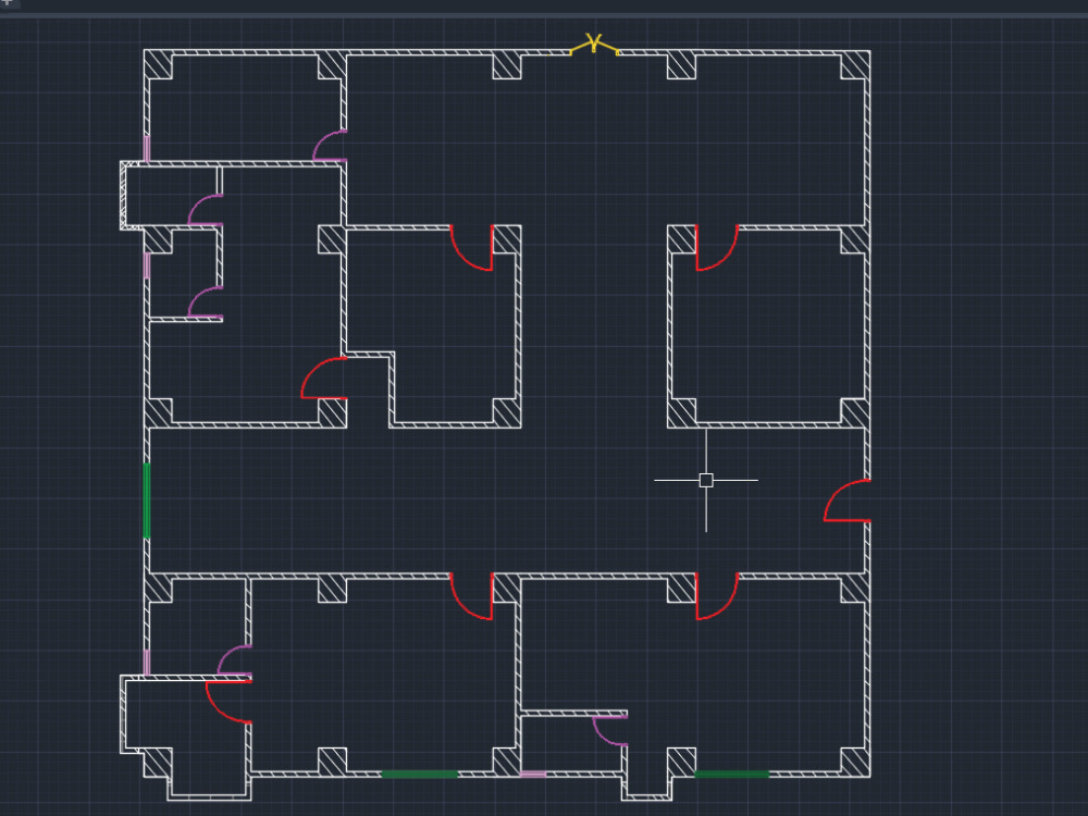 A simple 2d house floor plan design. | Upwork