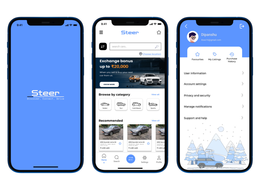 Intuitive UI UX designs for your website or app | Upwork