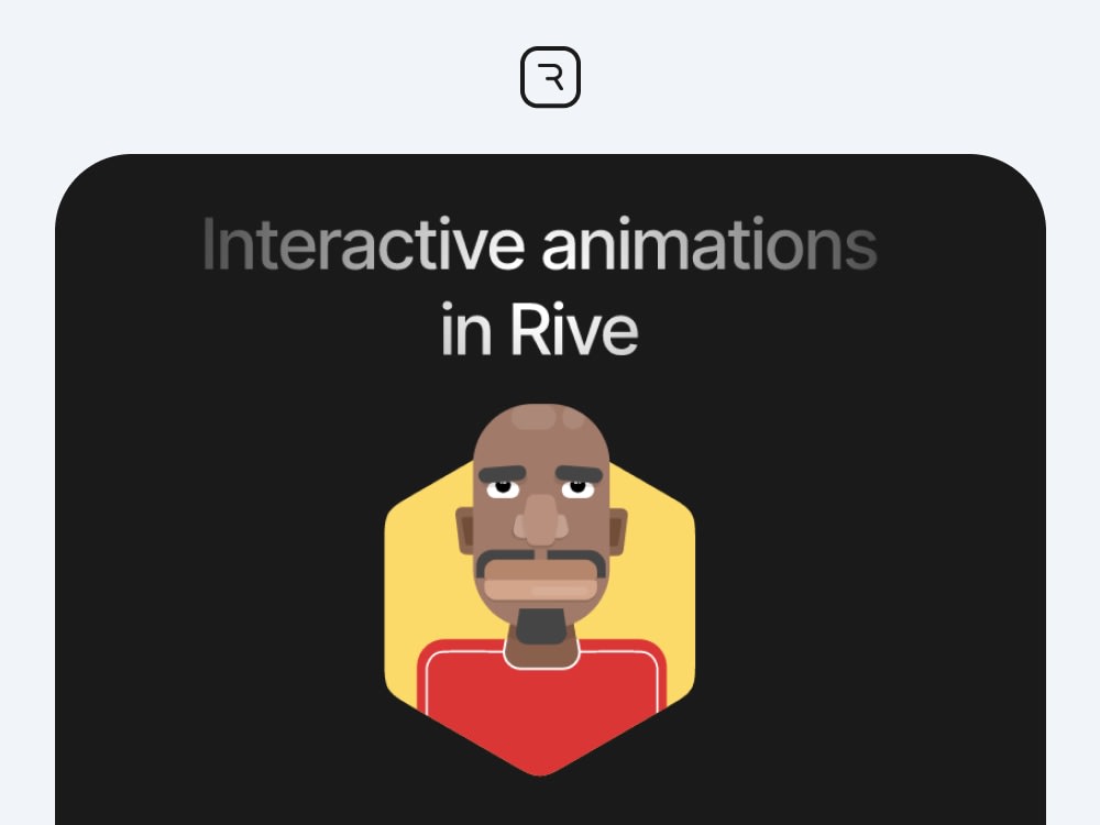 Interactive rive animations for your website and mobile app ui | Upwork