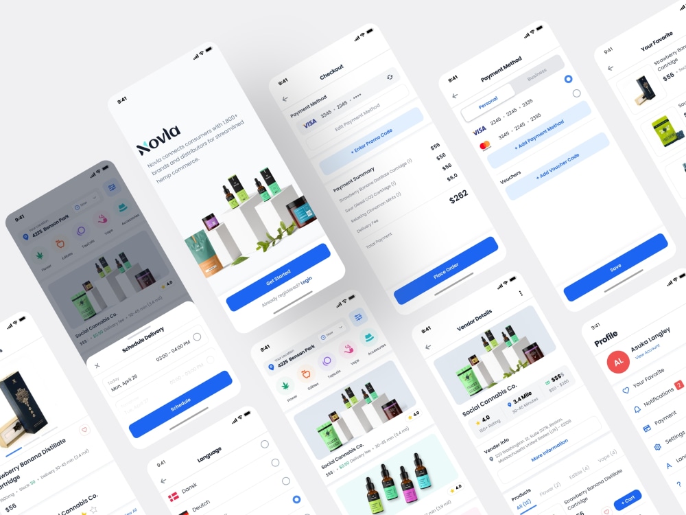 A custom Mobile App UI design concept | Upwork