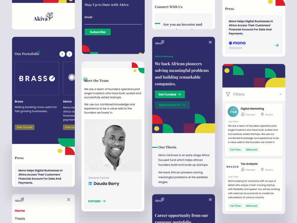 A custom Mobile App UI design concept | Upwork