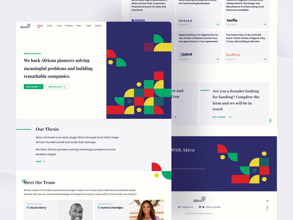 Responsive website UI/UX design, web UI design in Figma | Upwork