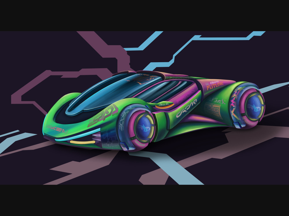 Concept art of the auto tech | Upwork