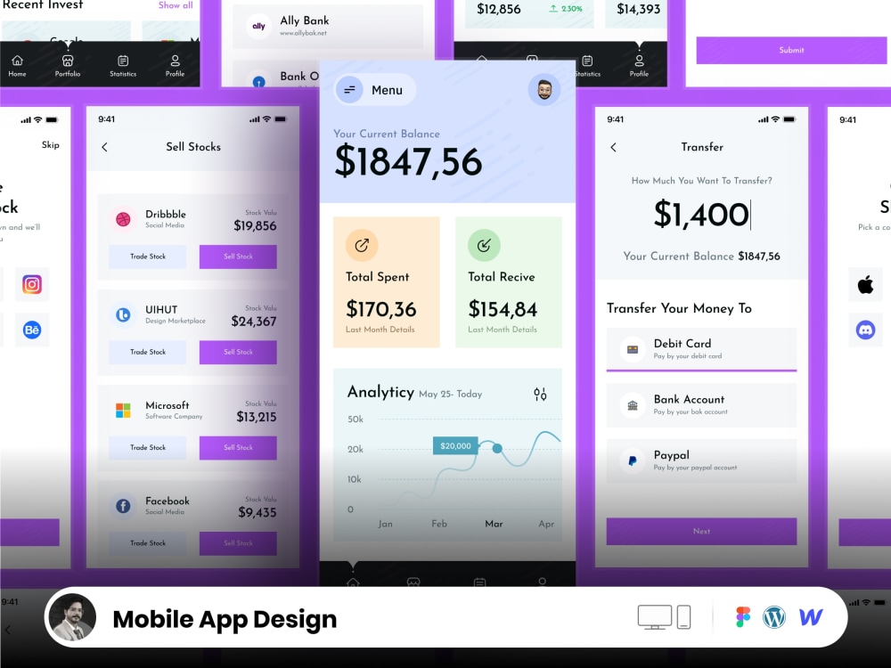 A showcase of Intuitive and Innovative App Designs! | Upwork
