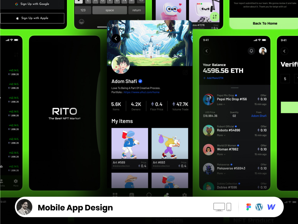 A showcase of Intuitive and Innovative App Designs! | Upwork