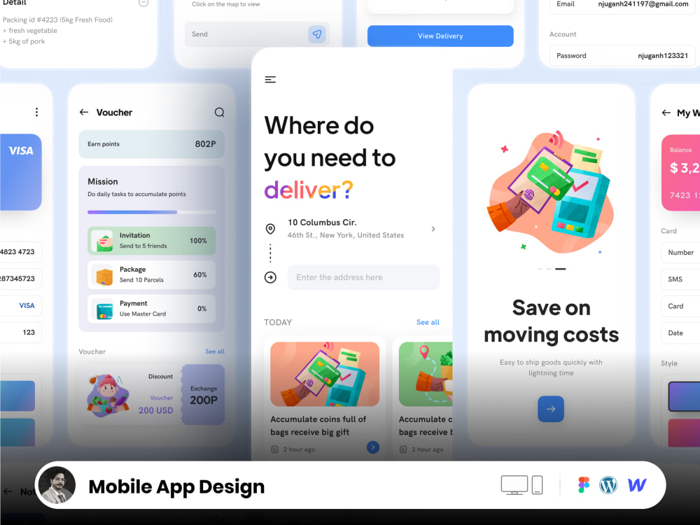 A showcase of Intuitive and Innovative App Designs! | Upwork