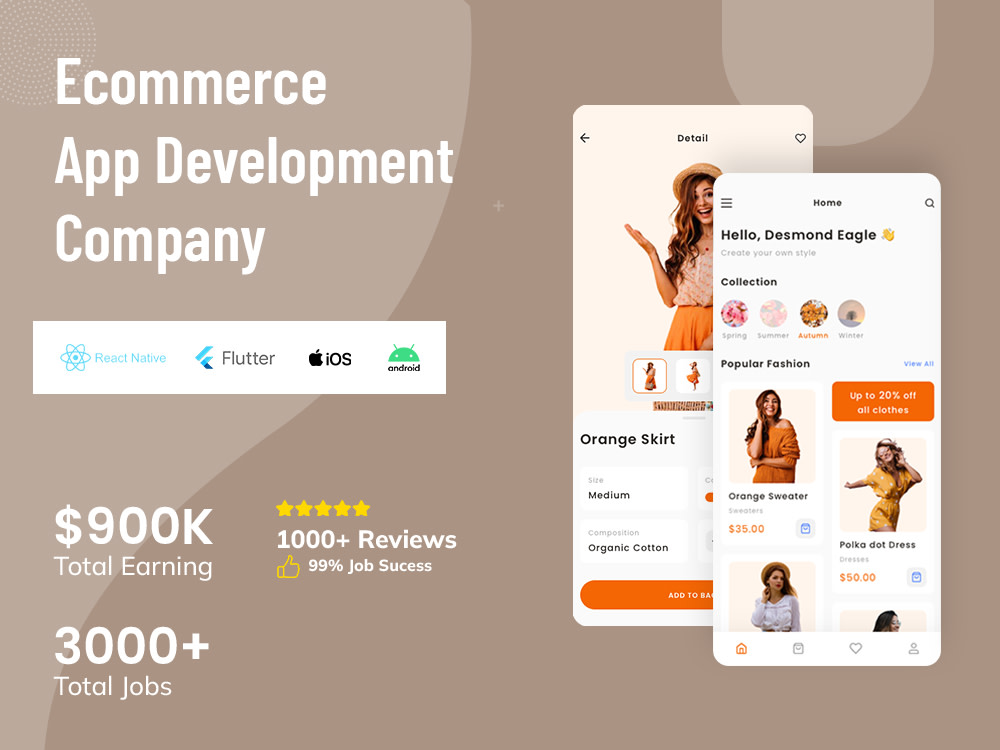 Flutter-React Native-Mobile Developer-iOS App-android App-Mobile App Design | Upwork