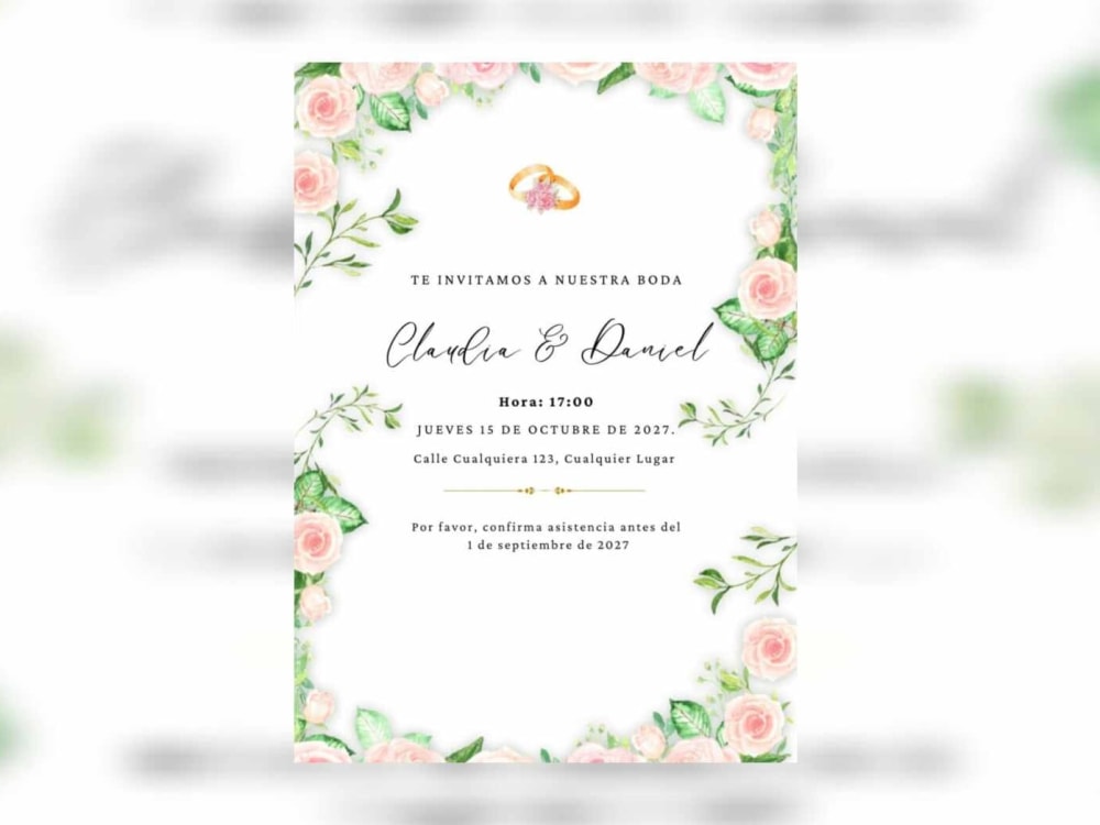 An elegant and sophisticated digital wedding invitation | Upwork