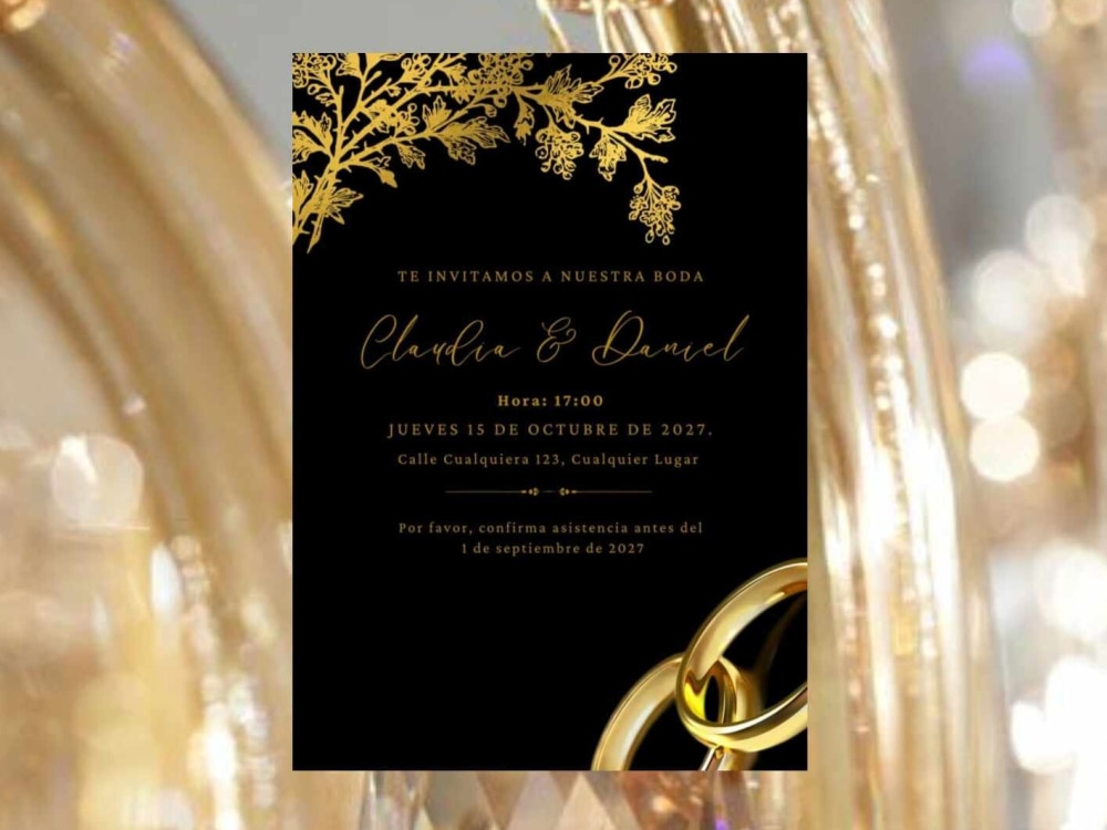 An elegant and sophisticated digital wedding invitation | Upwork