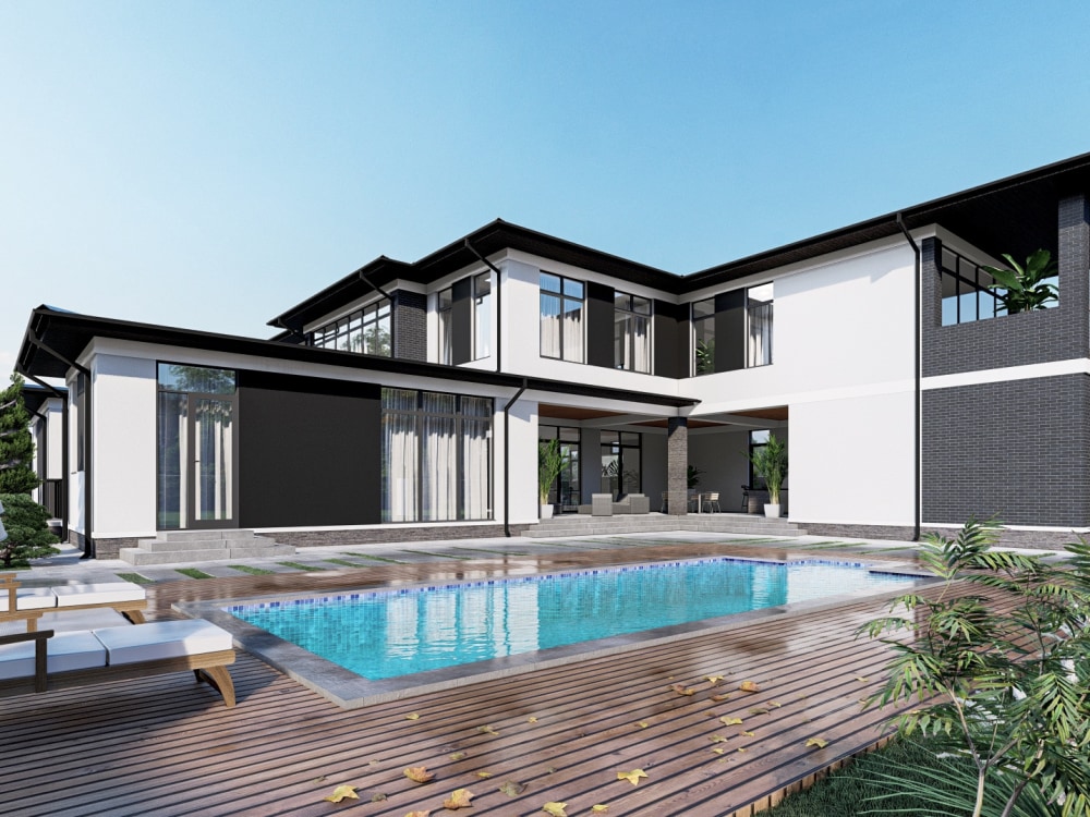 A 2D Architectural Drawings, BIM model of the building based on PDF ...