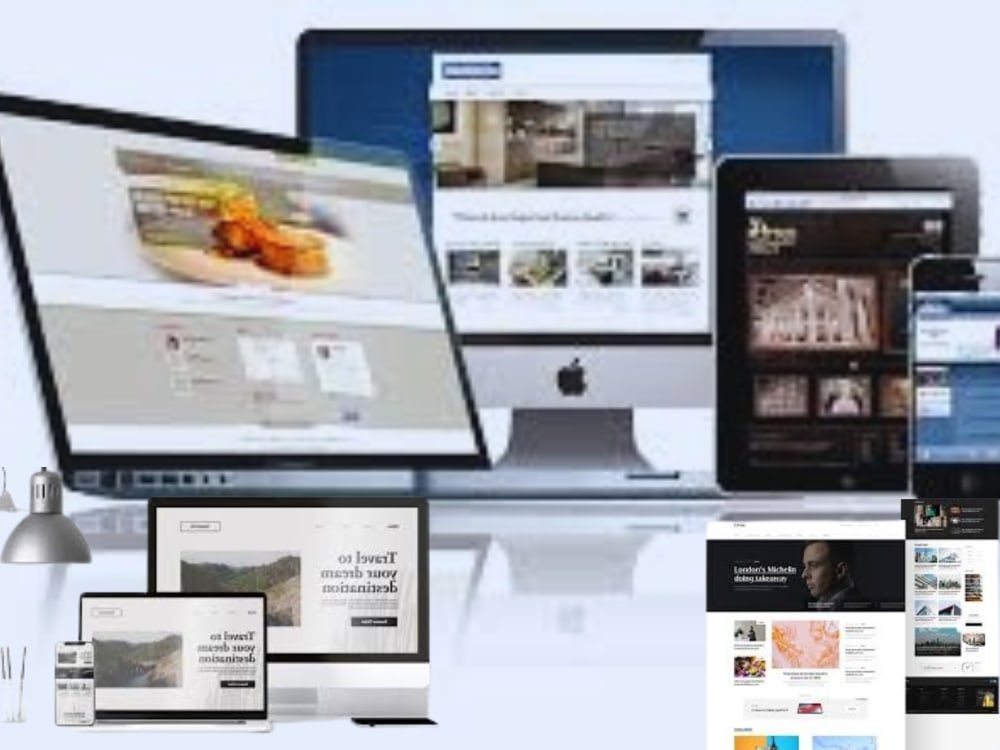 A responsive wix landing page website design, redesign wix website ...