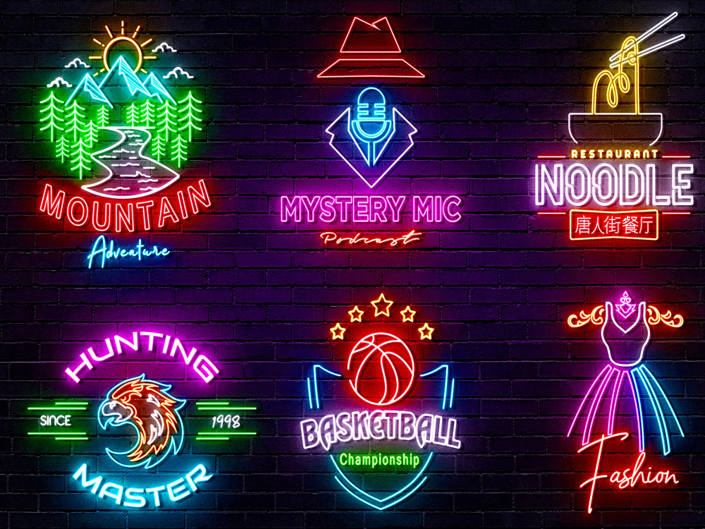 4 neon logo, neon sign or custom neon text in 4 hours | Upwork
