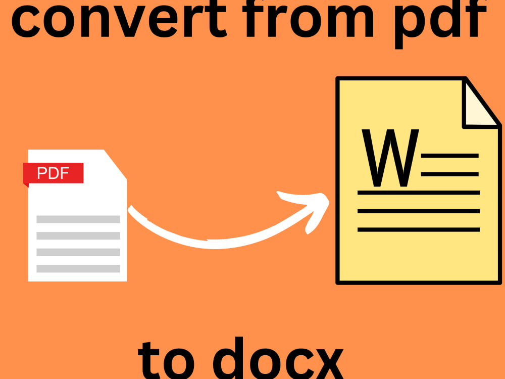 Convert pdf to docx | Upwork