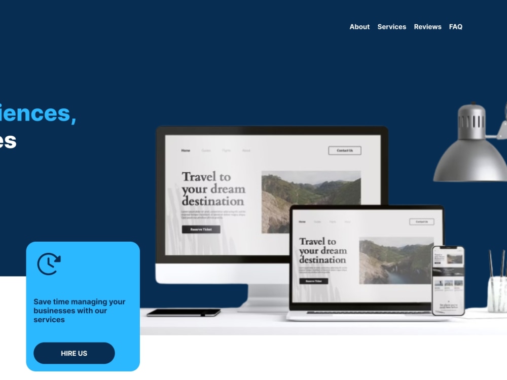 Your landing page redesigned in Figma | Upwork