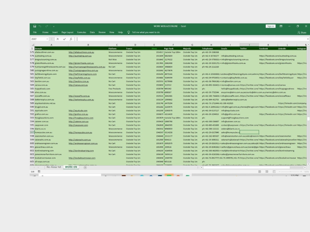 A data entry, excel, lead generation, virtual assistant | Upwork