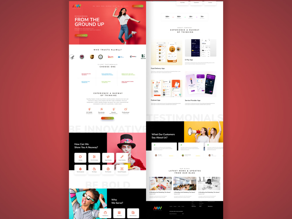 Responsive website UX UI design within 24 hours xd, Figma(mockup ...