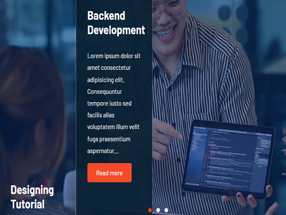 An eye-catching website designed in html css & Bootstrap | Upwork