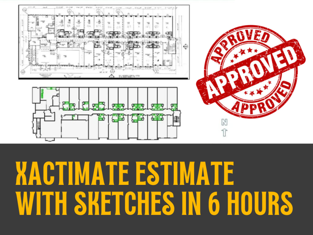 Xactimate estimate with sketches in 6 hours | Upwork