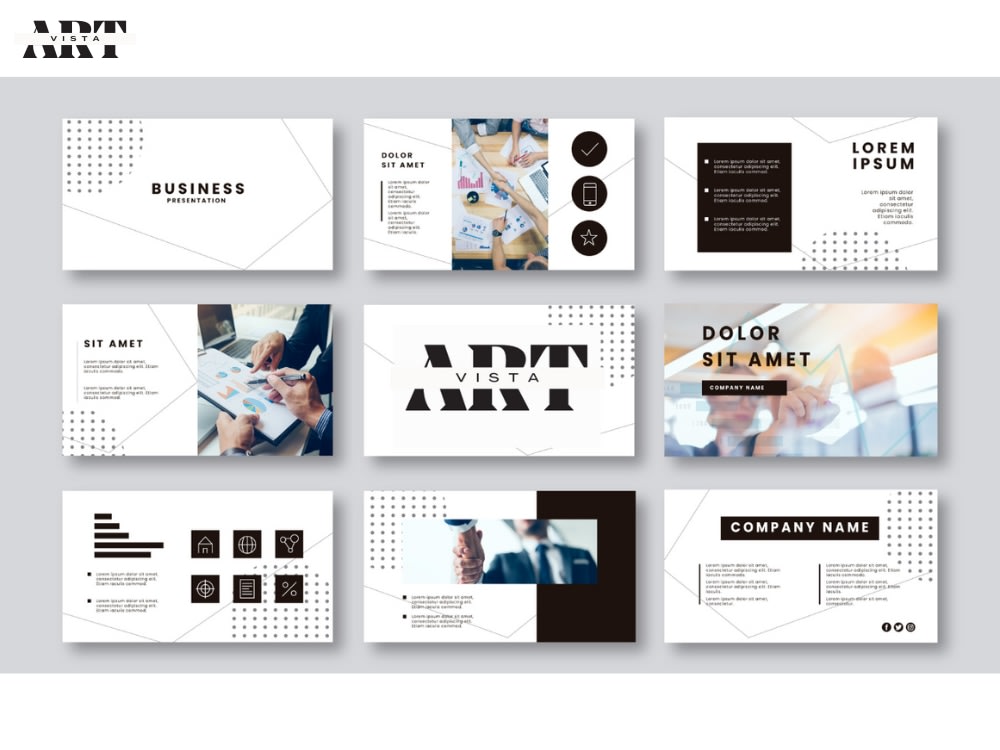 A great PowerPoint template design to feature your message with impact ...