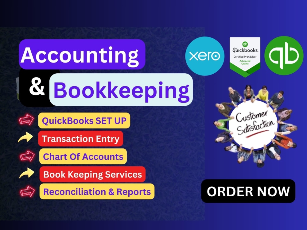 An efficient Accounting & Bookkeping by using QuickBooks, Xero, Excel etc. | Upwork