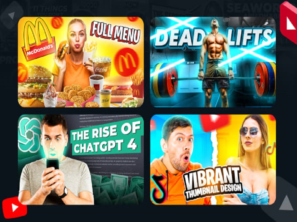 Catchy youtube thumbnail design | Upwork