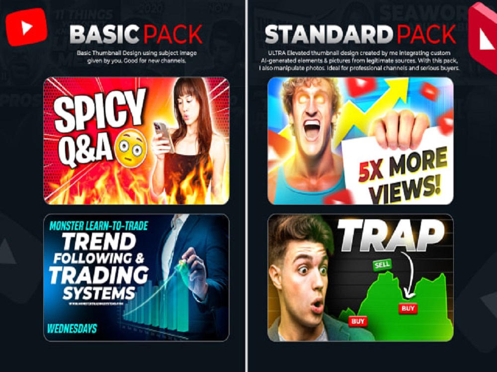 Catchy youtube thumbnail design | Upwork