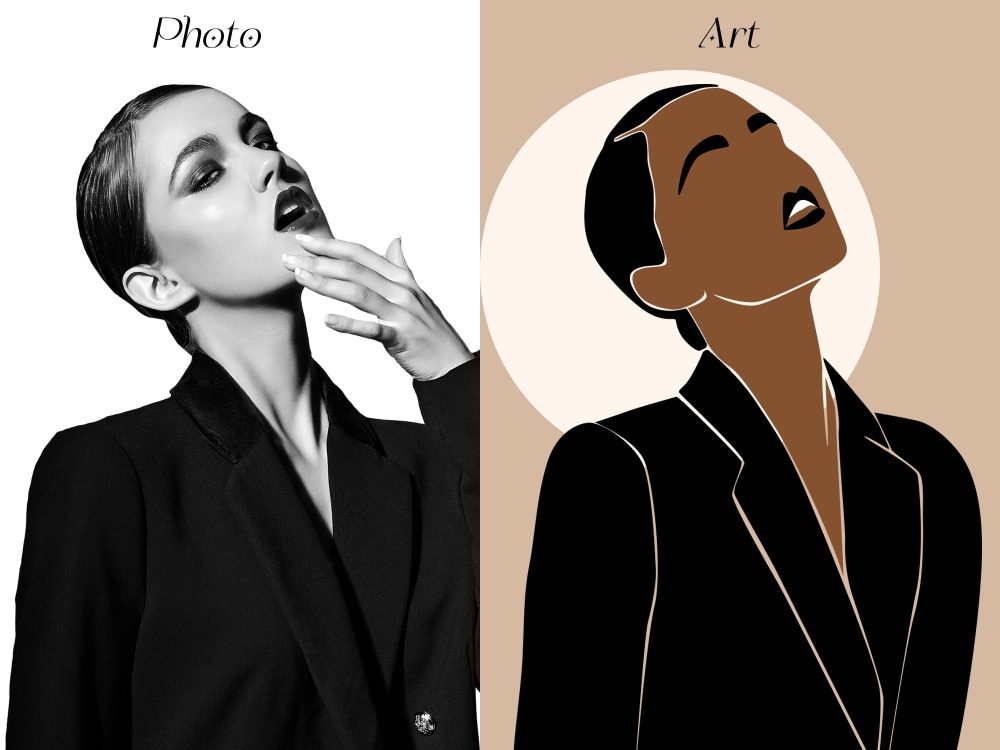 A minimalistic people vector illustration | Upwork