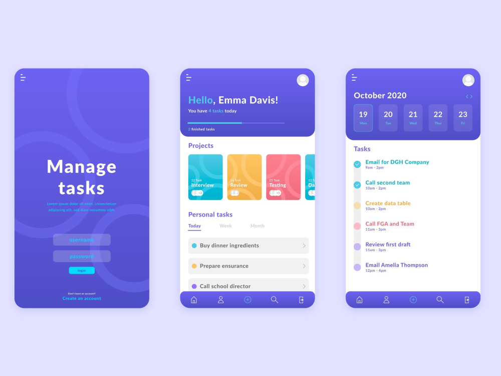 Highly Professional and Unique Mobile App Design and Web App Design ...
