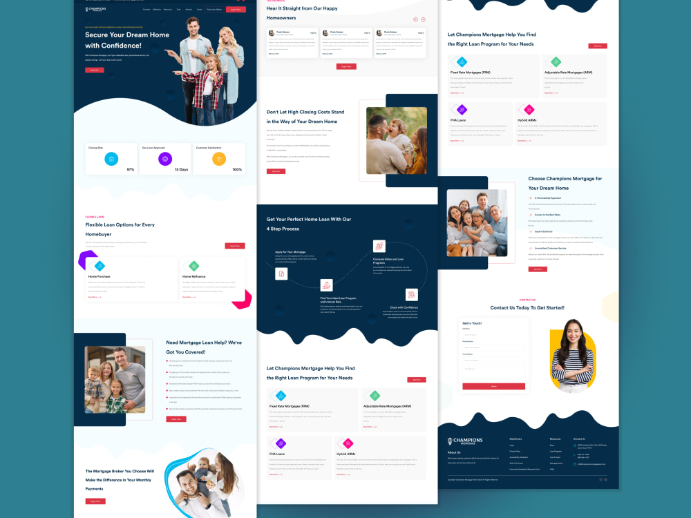 Responsive UX UI Design , Redesign of your Landing page or Homepage | Upwork