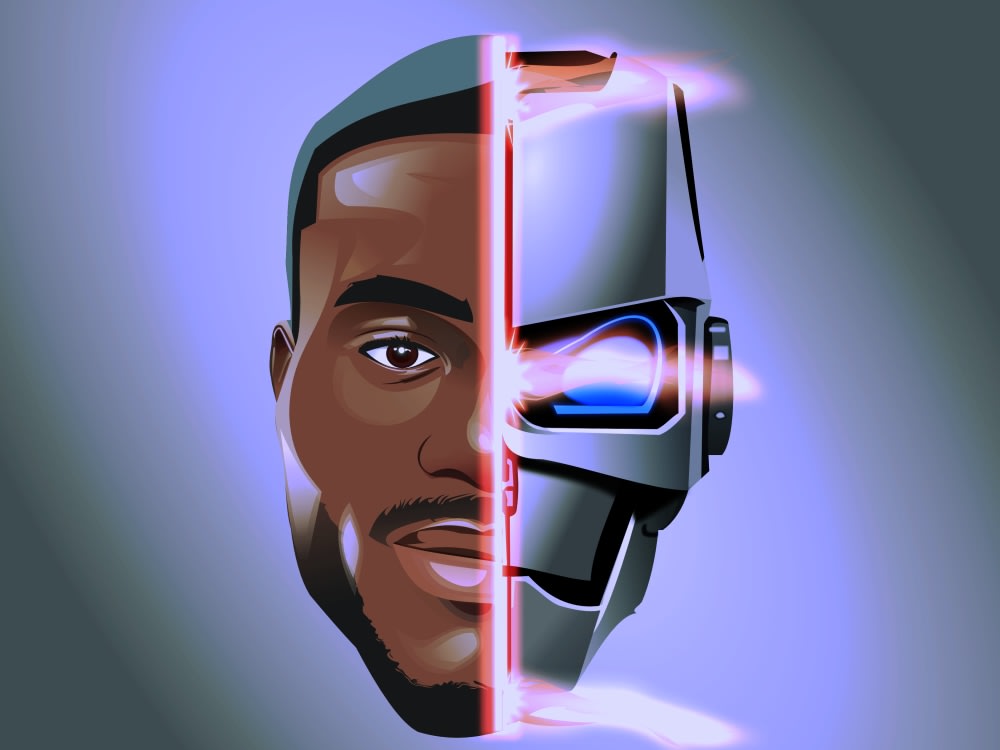 A realistic vector illustration from your face. | Upwork