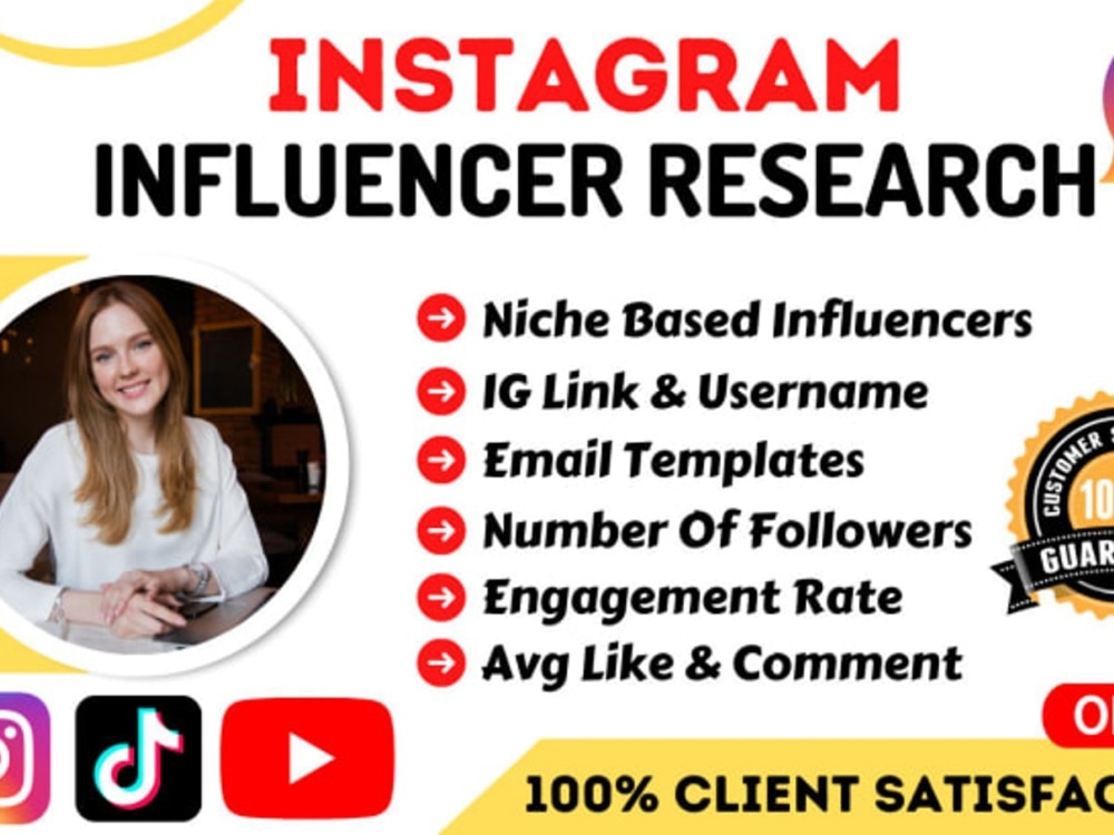 Online research of your influencer | Upwork