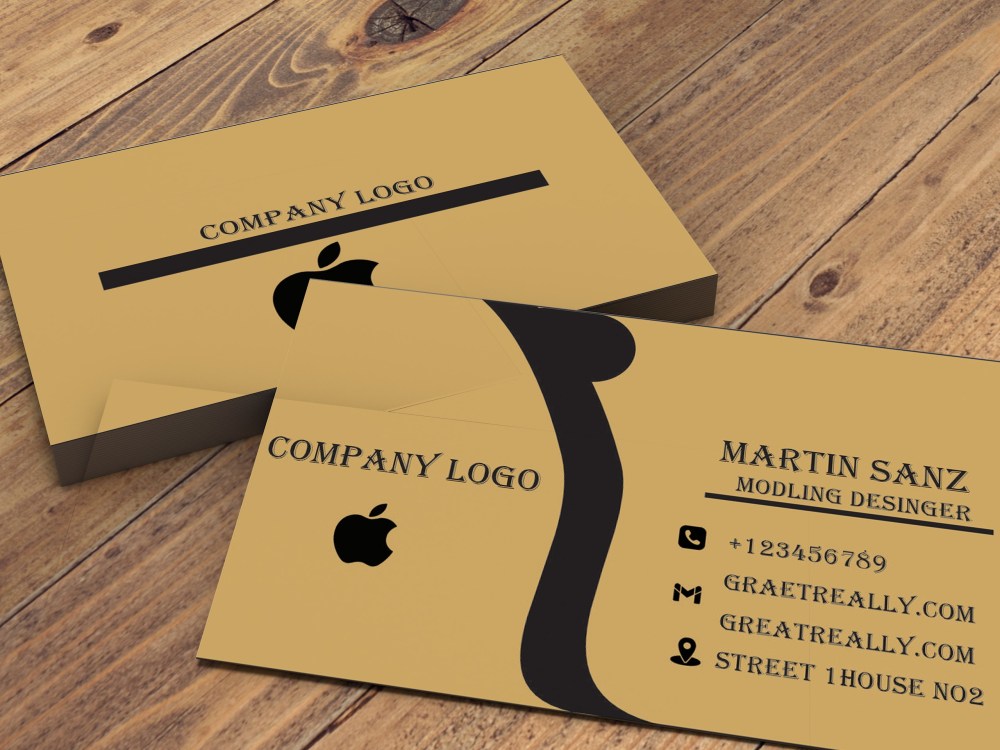 Professional and Minimal visiting Card | Upwork