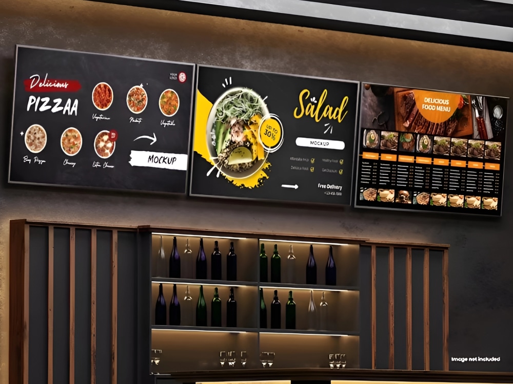 Visually appealing food digital or static menu board | Upwork